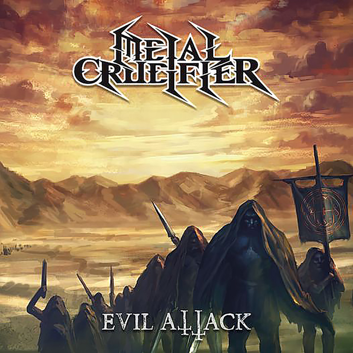 Metal Crucifier lanza sencillo «Evil Attack» | Guerreros del Metal