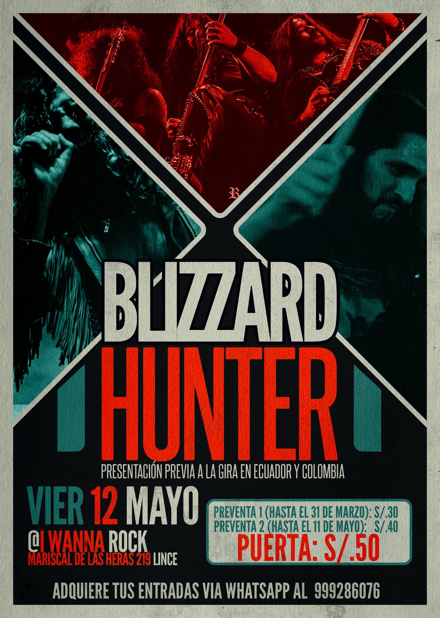 Blizzard Hunter anuncia concierto en Lima y gira por Ecuador y Colombia ...