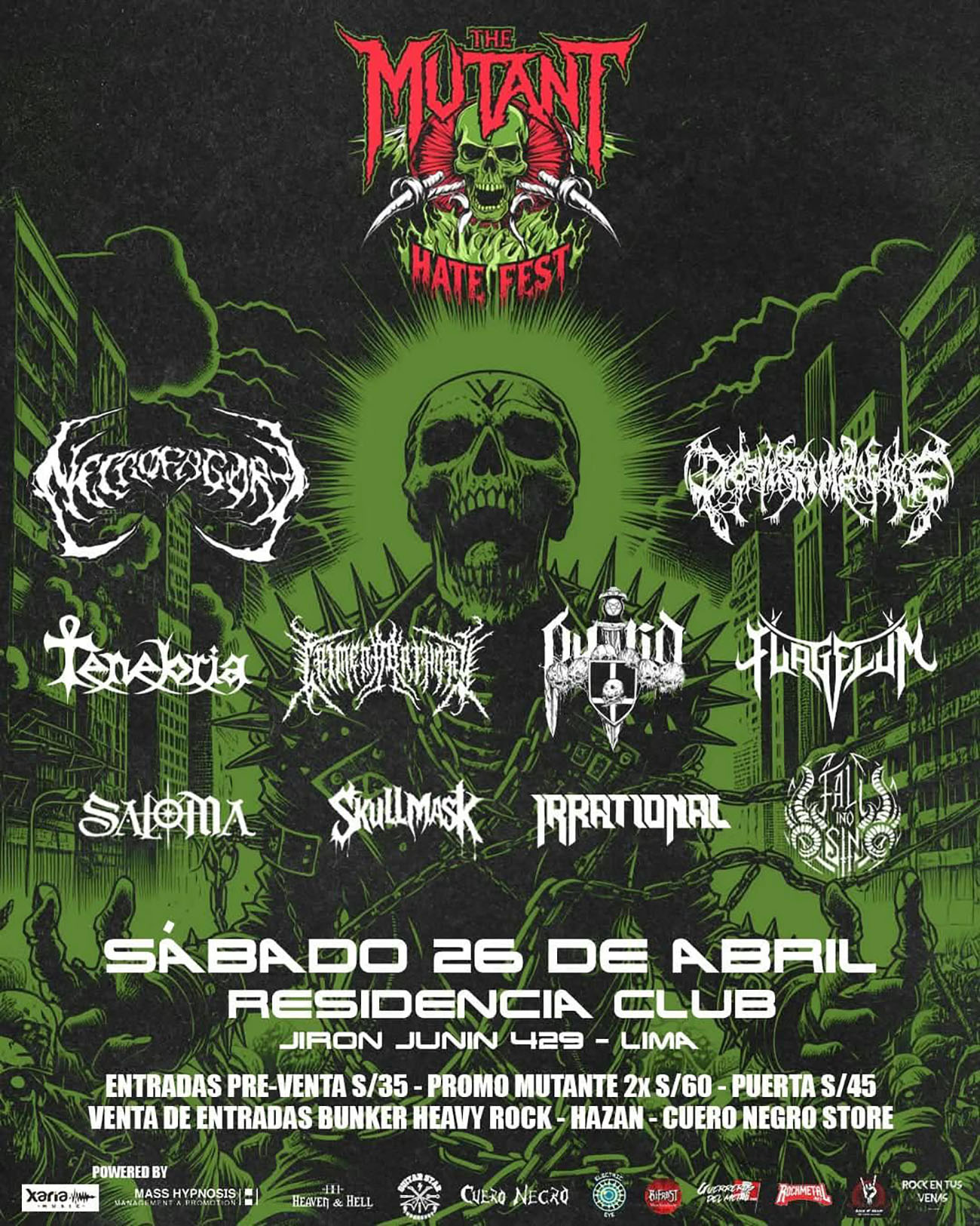 Metal peruano: Diez bandas participarán en esperado The Mutant Hate ...