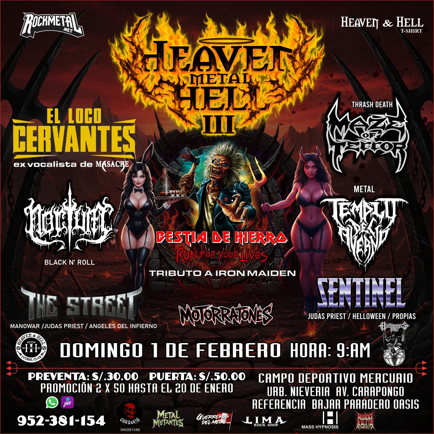 Heaven Metal Hell III: el festival que une metal y fútbol regresa este ...